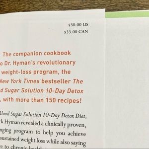 Other | Mark Hyman Md 1 Day Detox Diet Cookbook | Poshmark